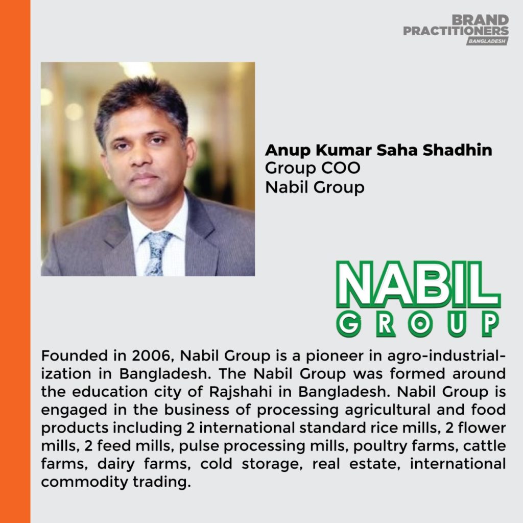Anup Kumar Saha Shadhin has joined Nabil Group - Brand Practitioners | Keep Exploring