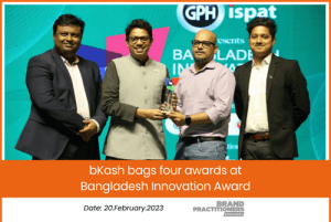 bKash bags four awards at Bangladesh Innovation Award - Brand Practitioners | Keep Exploring