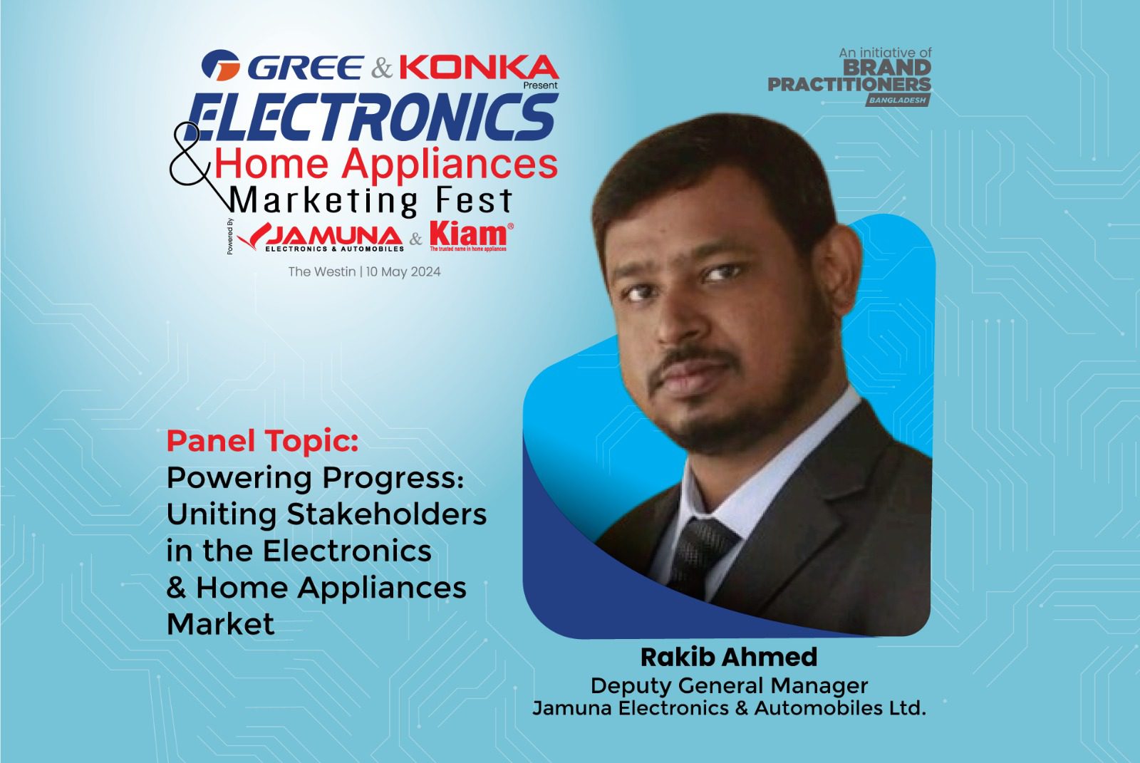 Rakib Ahmed speaker of GREE-KONKA presents Electronics & Home Appliance ...